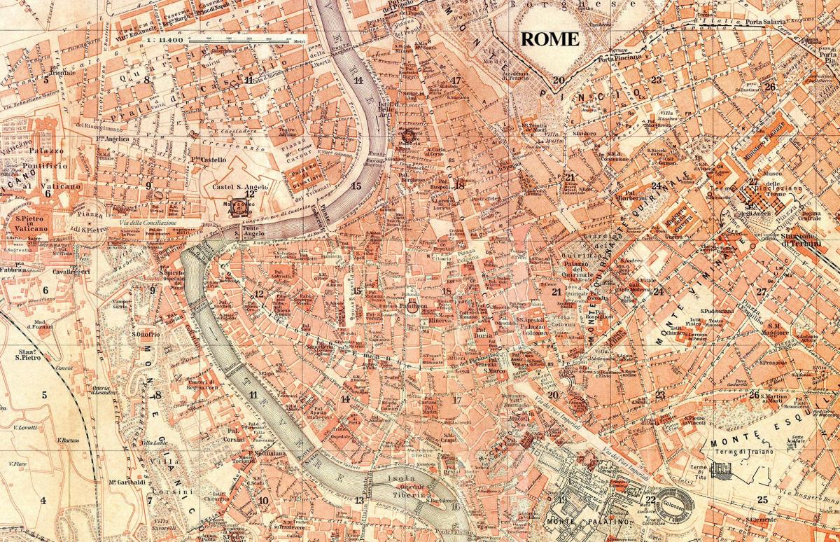 Mappa Antico Roma